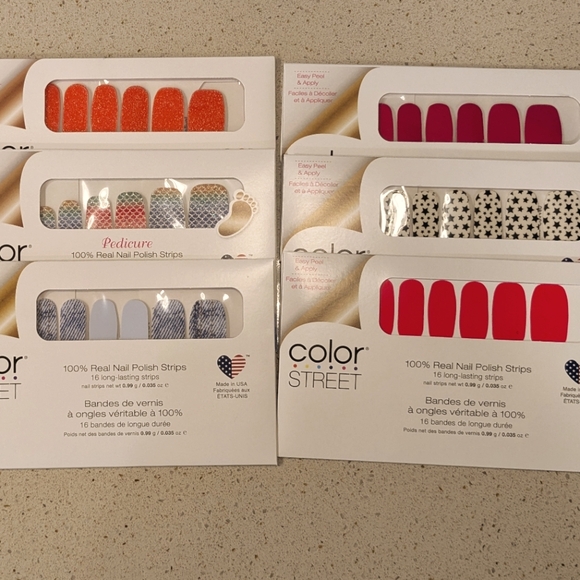 Color Street | Makeup | Lot 2 Color Street Six 6 Full Sets New | Poshmark